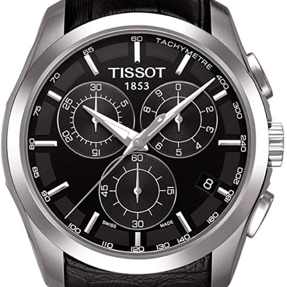 Tissot | Accessories | Tissot 853 Chronograph Couturier Black | Poshmark